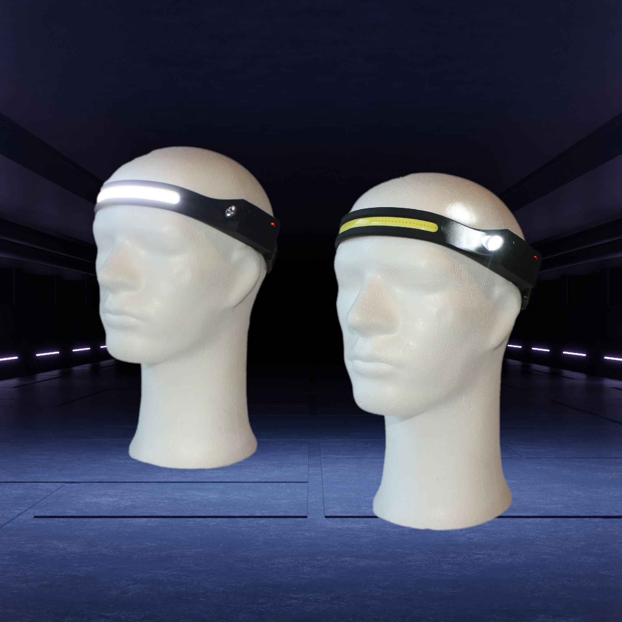 Kopflampe LED mit flexiblen Stirnband, 350 Lumen | Online kaufen